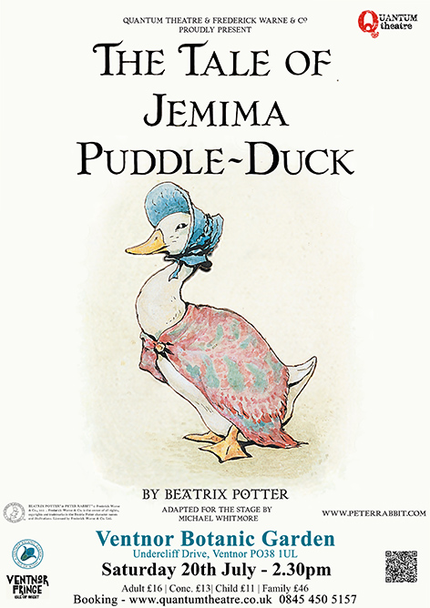 The Tale of Jemima Puddle-Duck - Quantum Theatre - Ventnor Botanic Garden